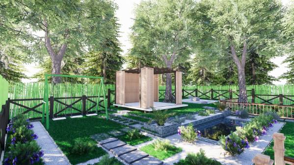 Design project for Back Yard ZEN Garden in United States | Arcbazar