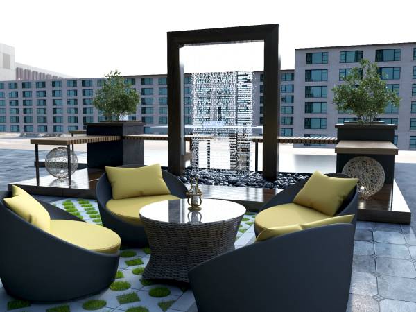Design project for Office Building Outdoor Lounge in United States ...