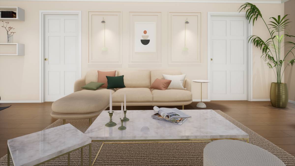 Design project for Living Room renovation in United States | Arcbazar