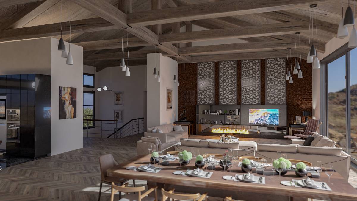 Design project for Modern Mountain Home in United States | Arcbazar