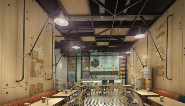 Design project for D9 Brewing Company Tap Room Design in United States ...
