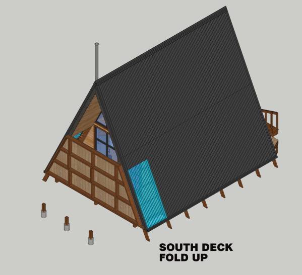 Design project for An A-frame Camp Cabin in United States | Arcbazar