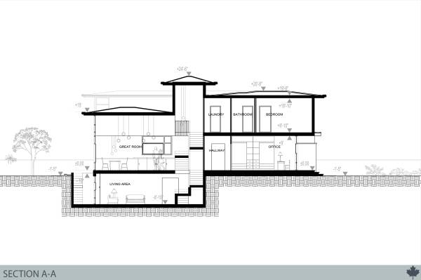 Design project for Modern Contemporary Corner Lot Design on a 50 ...
