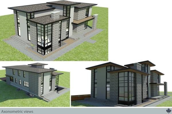 Design project for Modern Contemporary Corner Lot Design on a 50 ...