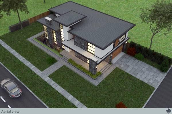 Design project for Modern Contemporary Corner Lot Design on a 50 ...