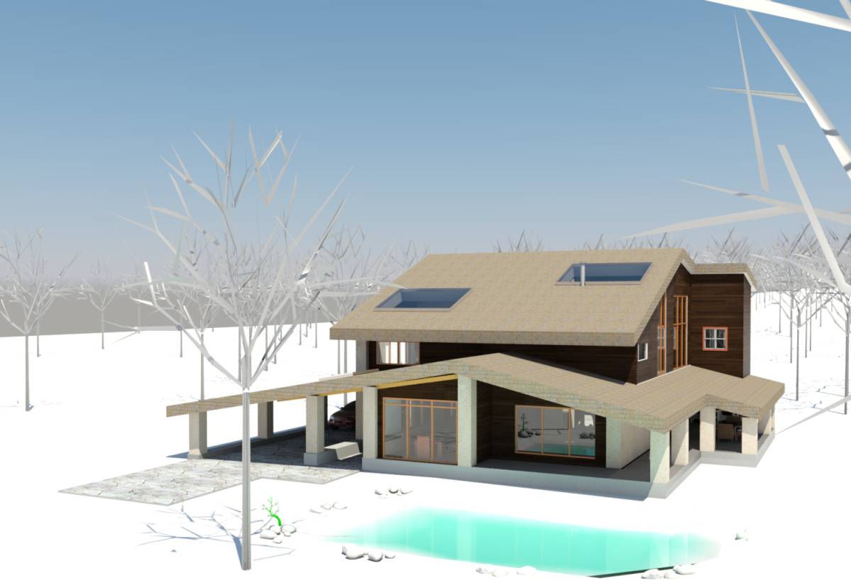 Design project for Rammed Earth House Adventure in Canada | Arcbazar