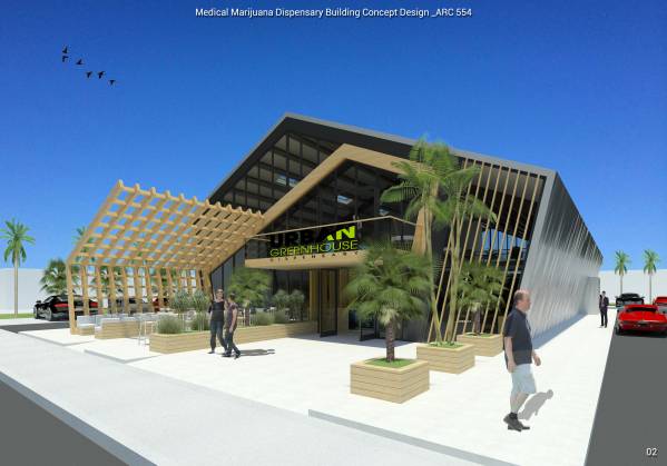Design project for Medical Marijuana Dispensary Building Concept Design ...