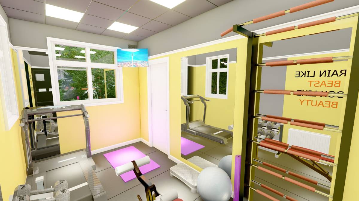 Design project for Turn study and store room into Home Gym in United ...