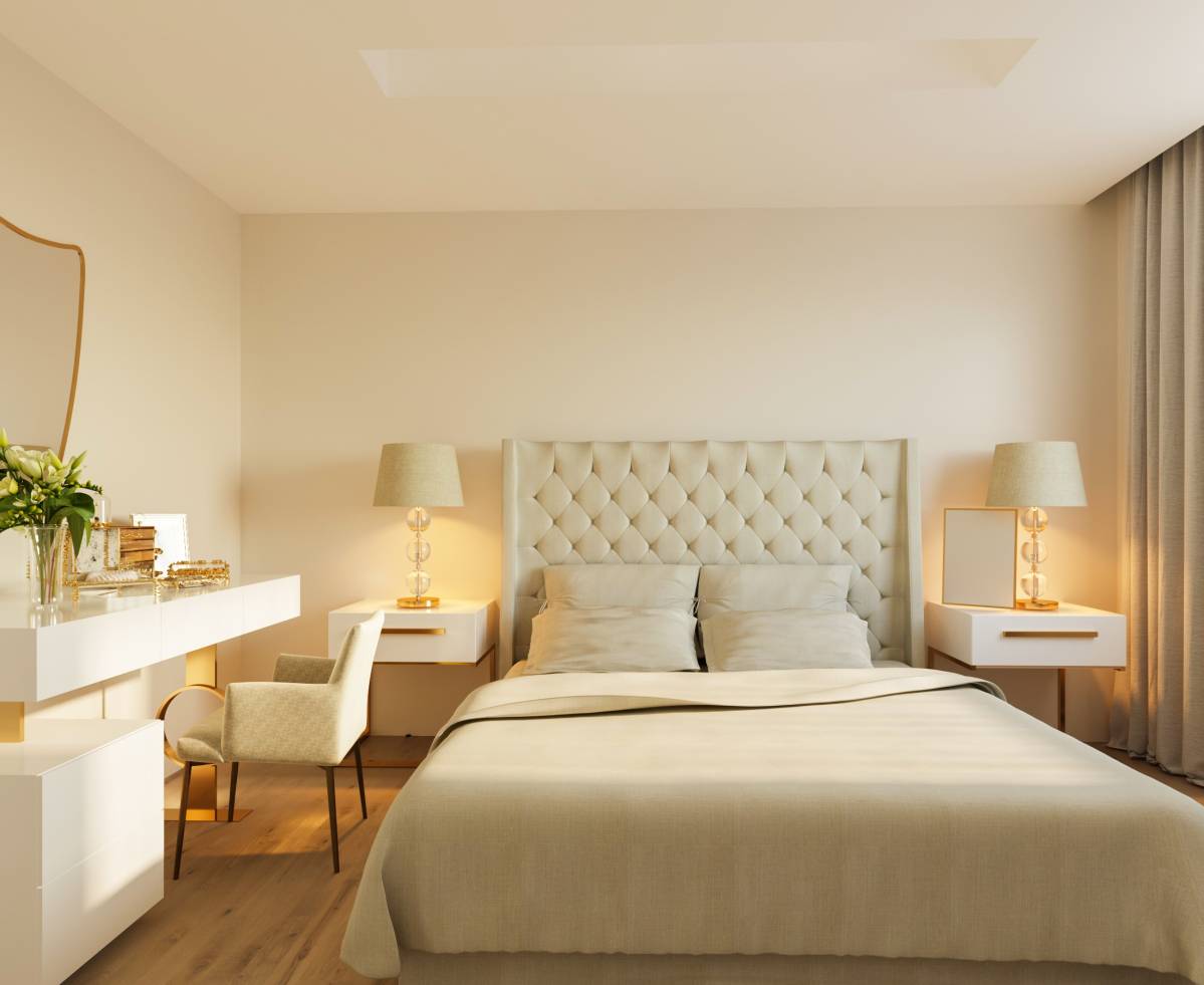 Design project for Furniture and decoration of the bedroom in Romania ...