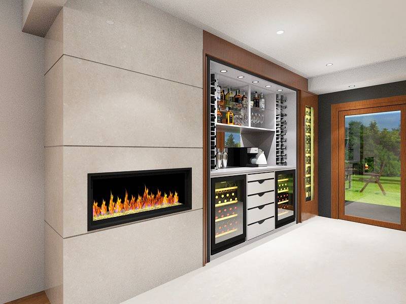 Design project for • Bar design with possible fireplace in Singapore ...