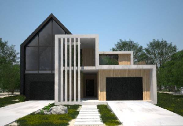 Multiple Family Homes Designed by Fada Caleb - Downtown Duplex ...