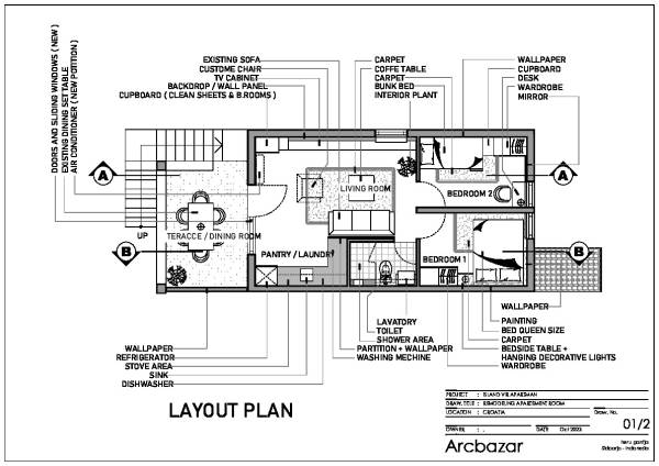 Design project for Island Vir apartman in Croatia | Arcbazar