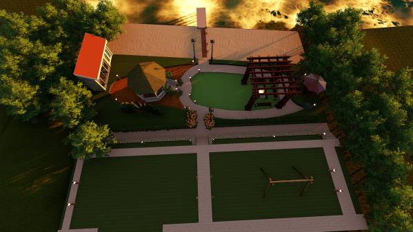 Design project for Lakefront Backyard Landscaping - wide open yard ...