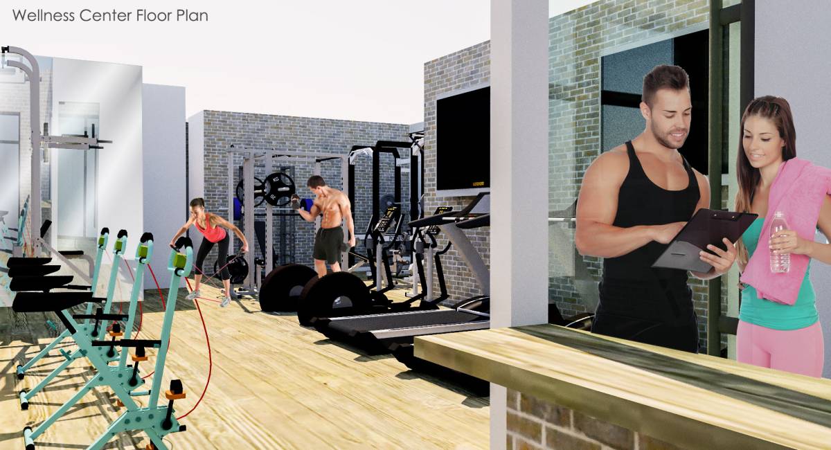 Design project for Wellness Center Floor Plan in United States | Arcbazar