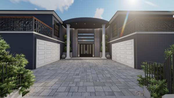 Design project for 90s home facade update in United States | Arcbazar