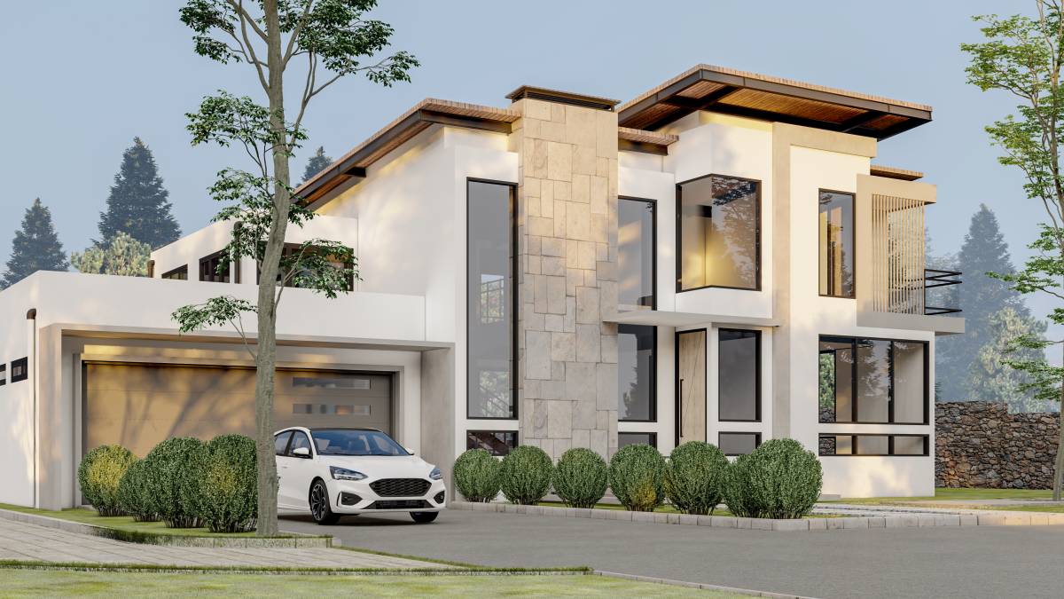 Design project for major home reno from simple 70's ranch to mountain ...