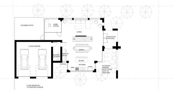 Design project for Modern Contemporary Corner Lot Design on a 50 ...