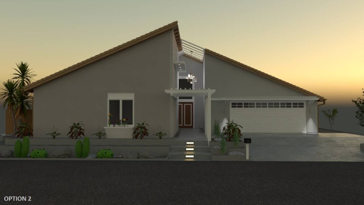 Design project for Ranch House Facade and Landscape Update in United ...