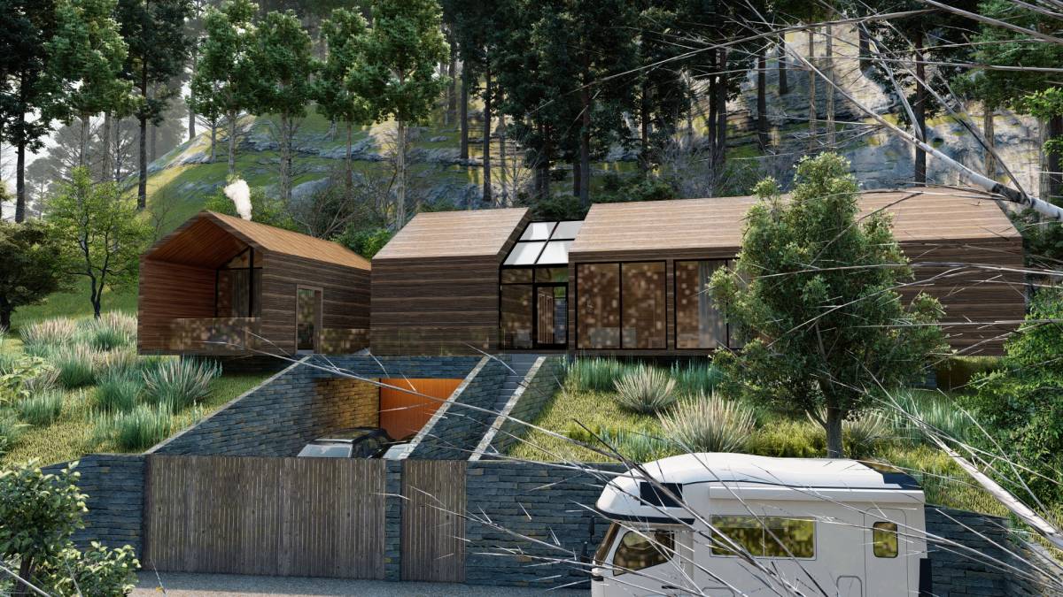 Design project for Glen Tui Eco House in New Zealand | Arcbazar