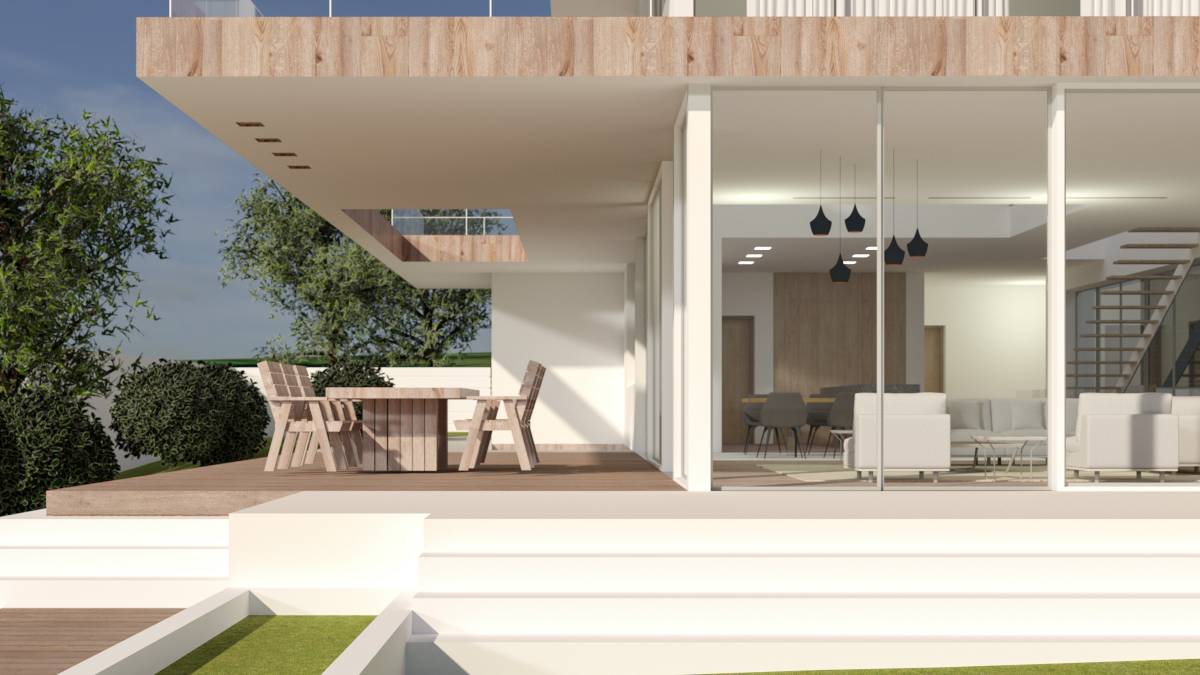 Design project for Modern Family Villa with Alpine Views in Germany in ...