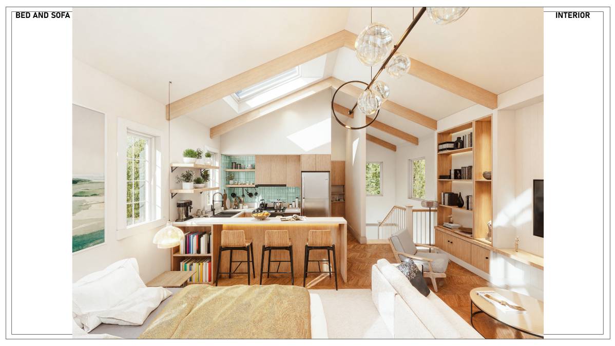 Design project for Add an open concept ADU above existing garage in a ...