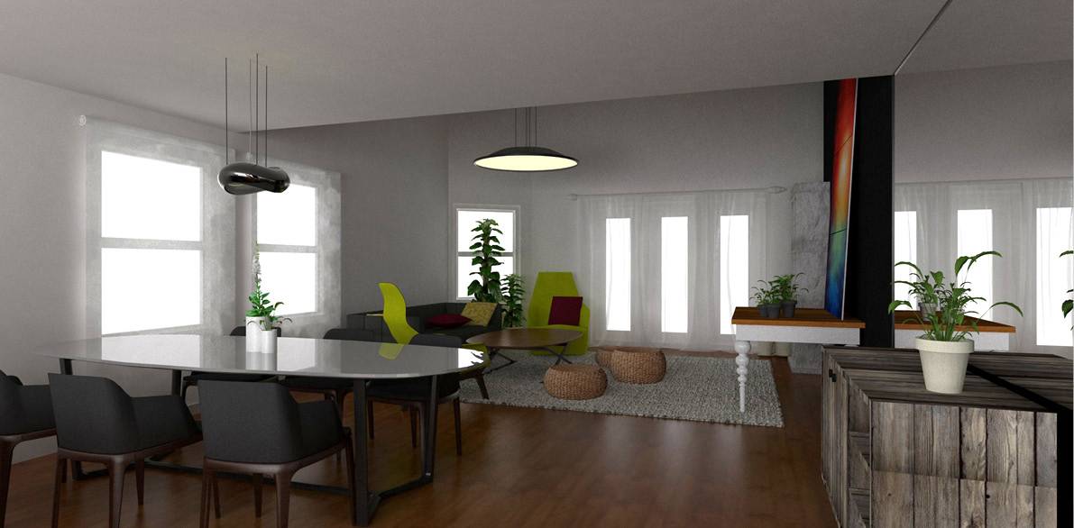 Design project for Open Concept Living Space & Master Bedroom Interior ...