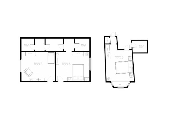 Design project for Bedroom Space Planning in United States | Arcbazar