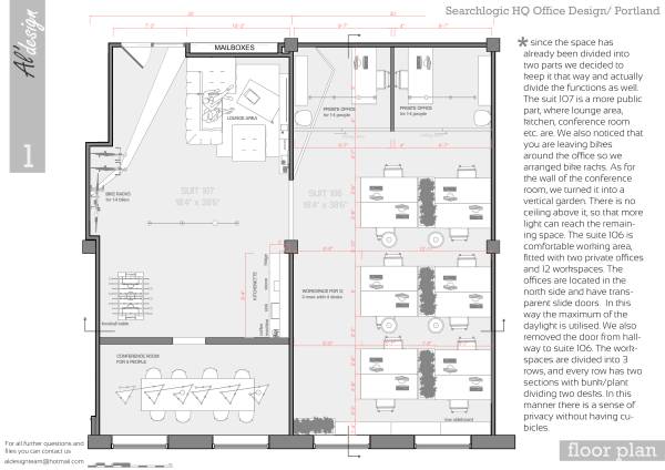 Design project for Searchlogic HQ Office Design in United States | Arcbazar