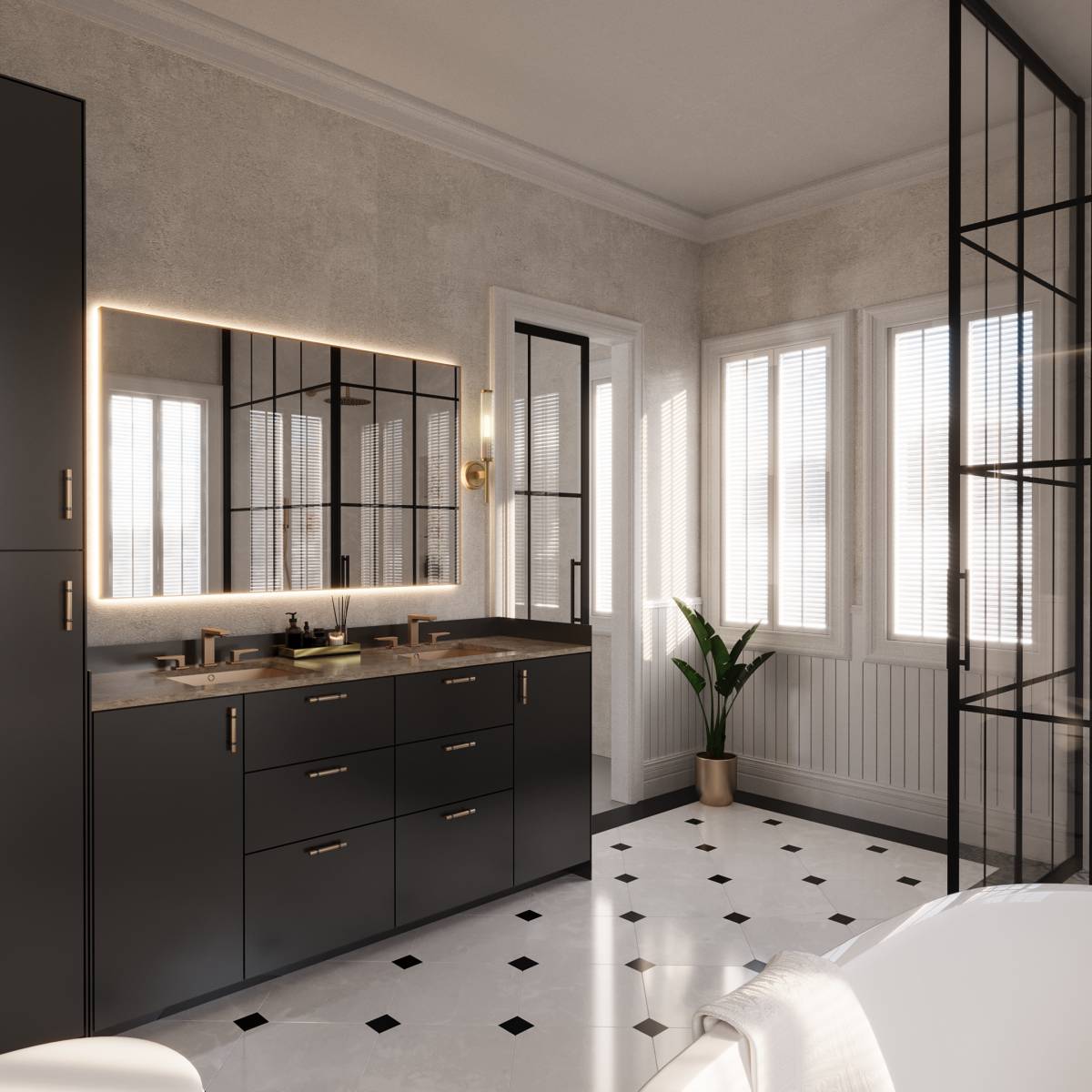 Design project for Master Suite Bathtroom in United States | Arcbazar