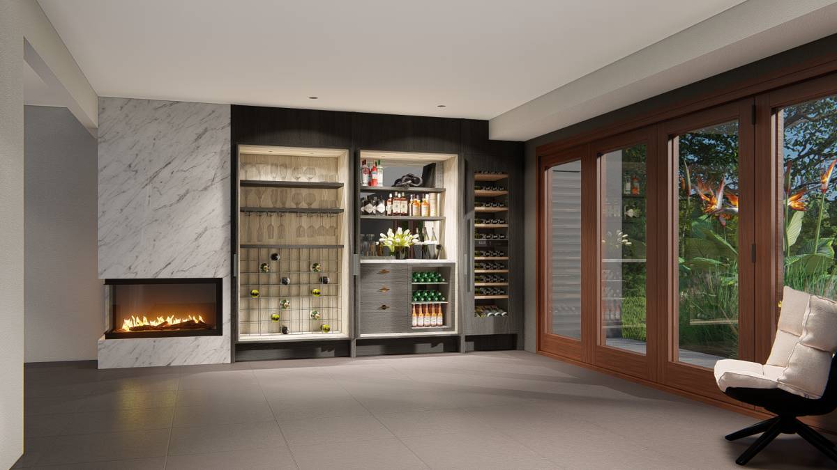 Design project for • Bar design with possible fireplace in Singapore ...