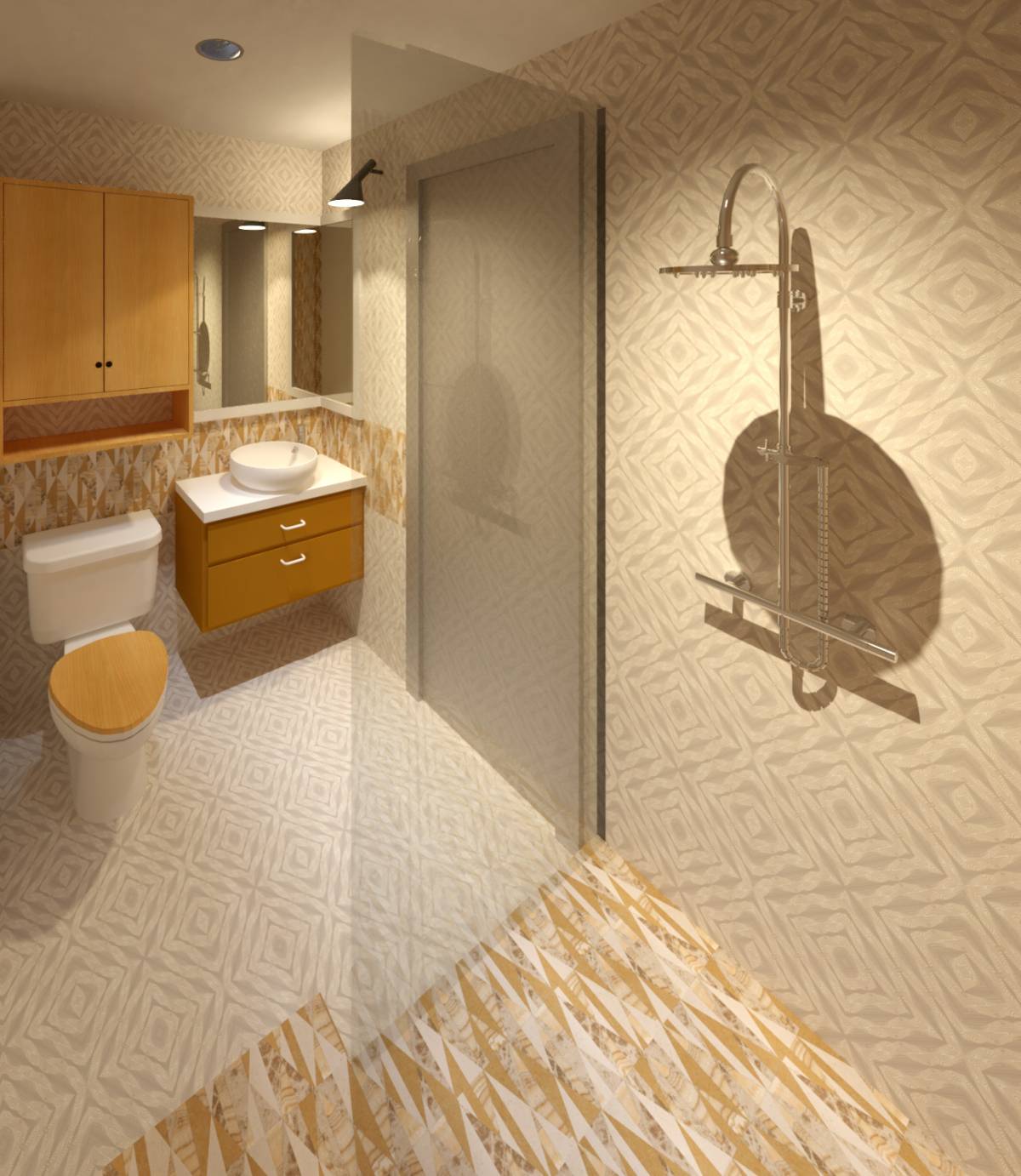 Design project for Clean, modern shower room in United States | Arcbazar