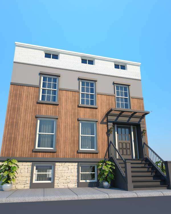 Design project for Brownstone exterior renovation in United States ...