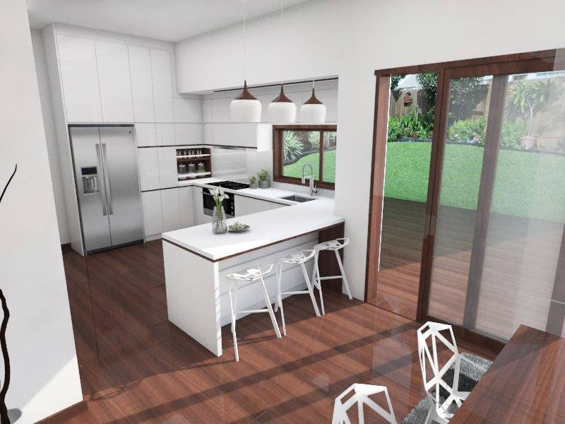 Design project for Kitchen fitout in Australia | Arcbazar