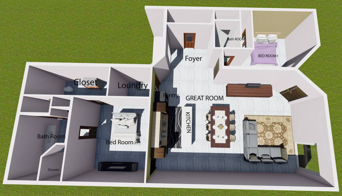 Design project for Interior Design in Bahamas | Arcbazar