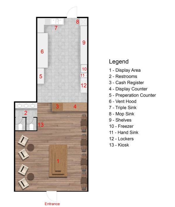 Design project for Snack Room in United States | Arcbazar