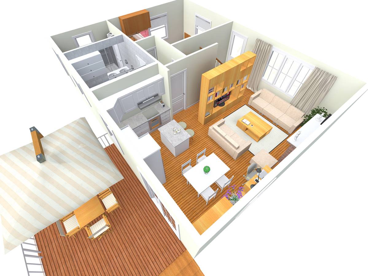 Design project for 1st Floor Cape Cod Open Concept in United States ...