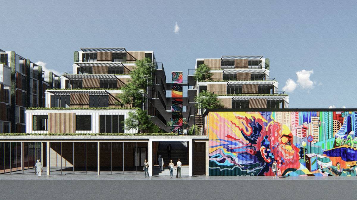 Design project for Nuestra Señora - Modular Urban Living Community in ...