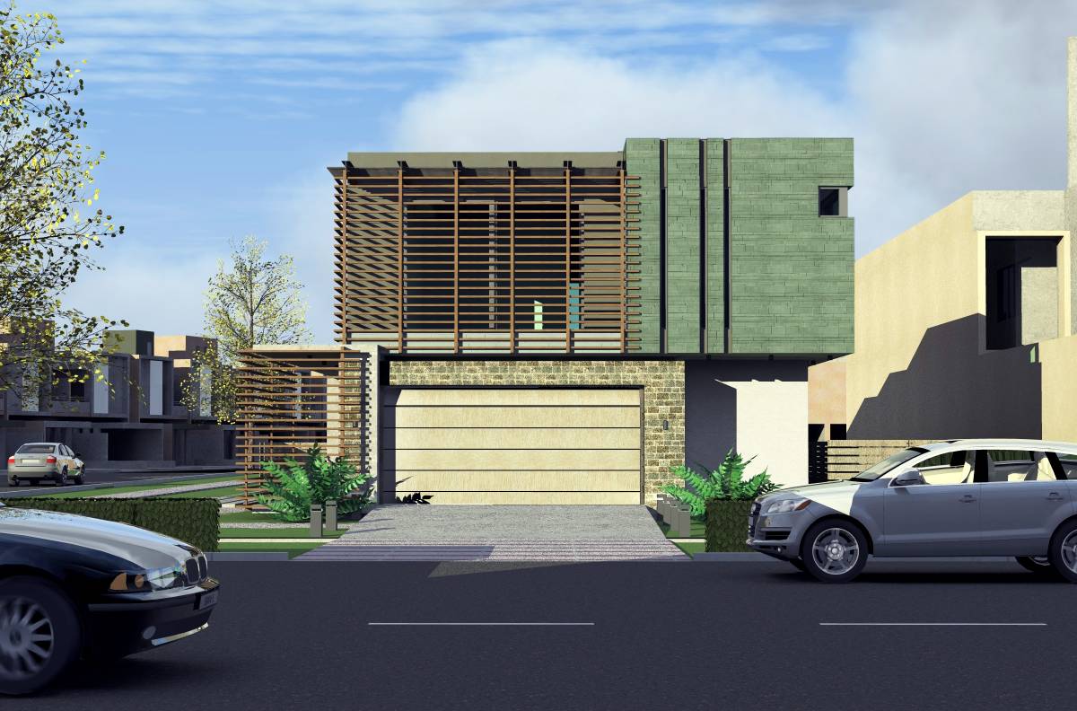 Design project for Modern Contemporary Corner Lot Design on a 50 ...