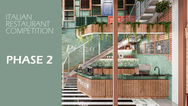 Design project for Italian Restaurant in Saudi Arabia | Arcbazar