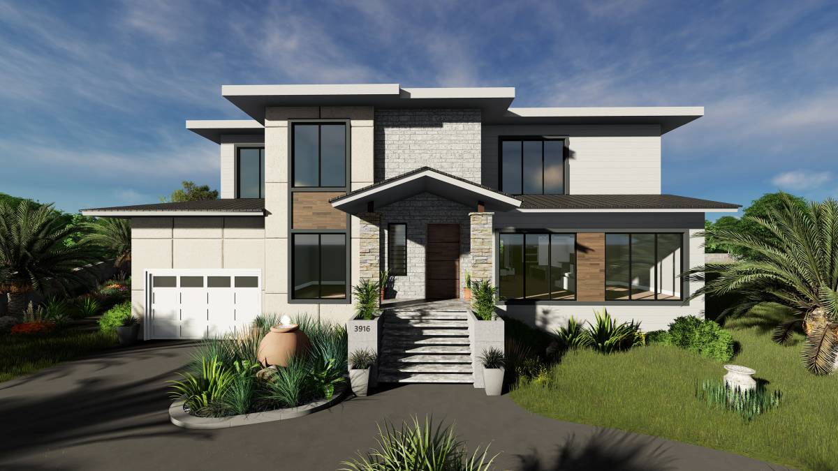 Design project for New Build - Modern Home in United States | Arcbazar