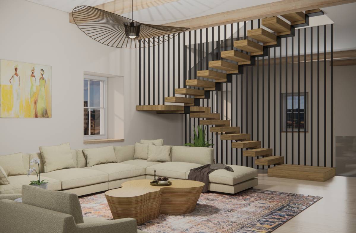 Design project for Floating Stairs in Croatia | Arcbazar