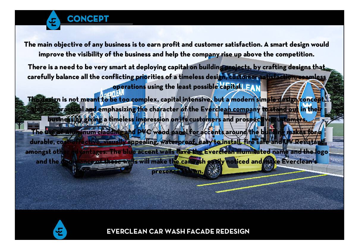 Design project for Everclean Car Wash Exterior/Facade REDESIGN 3.0 in ...