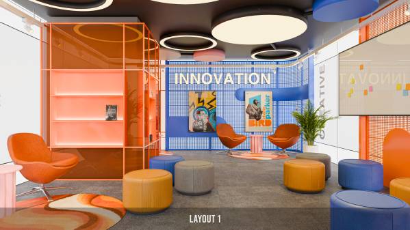 Design project for Innovation Lab Redesign - 383sqf in Saudi Arabia ...