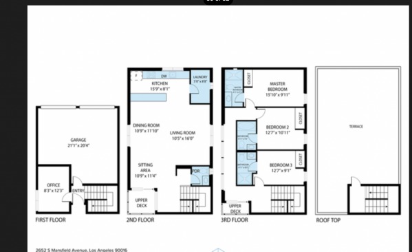 Design project for Small Lot Sub Div floor plans of 3 Lots with 3 ADU ...