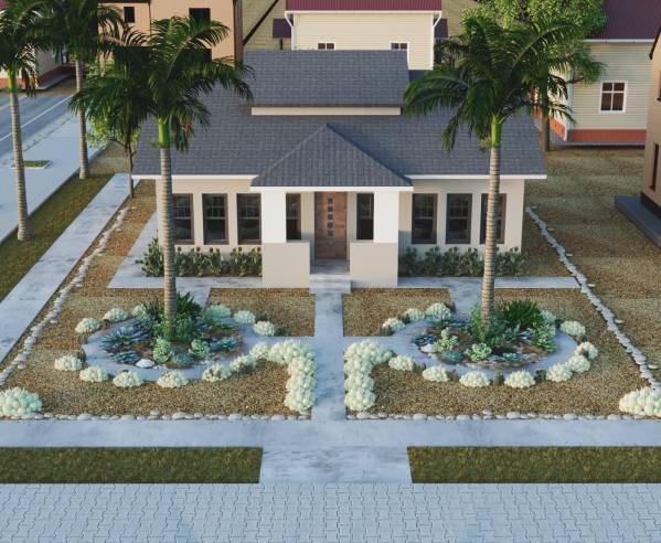Design project for Landscaping for 1920s Desert Bungalow in United ...
