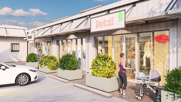 Design project for Entry for Multi-Use Building - Office/Retail in ...