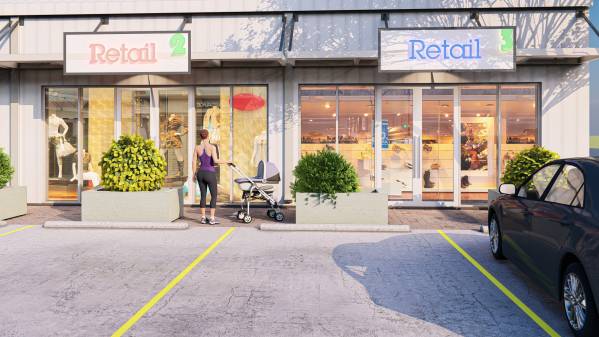 Design project for Entry for Multi-Use Building - Office/Retail in ...