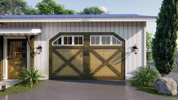 Design project for Hobby Farm/Horse Barn Front Facade & Landscaping ...