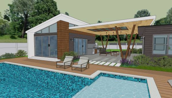 Design project for Covered Walkway / Pool House Access in United States ...