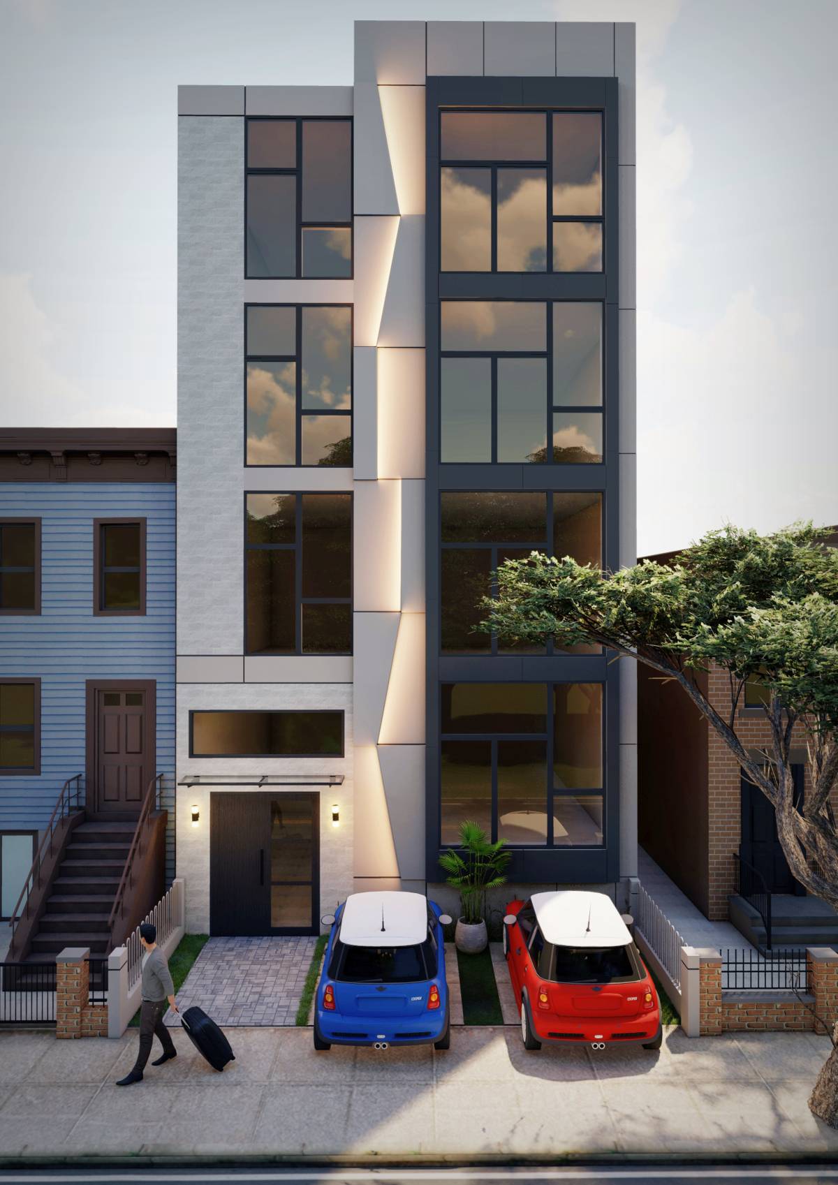 Design project for Façade Design For a Modern 4 Unit Building in United ...